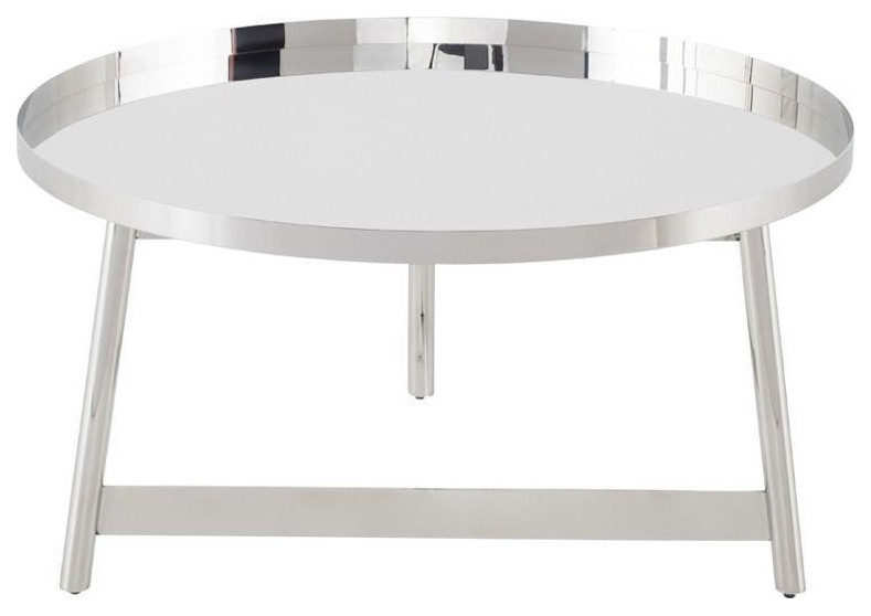 Eileen Silver Coffee Table - Contemporary - Coffee Tables - by Virgil ...