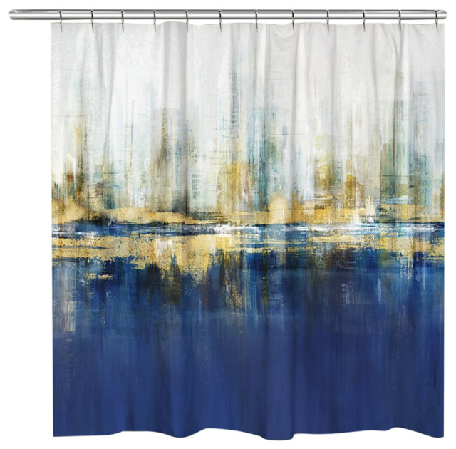 Golden Horizon Shower Curtain - Contemporary - Shower Curtains - by ...