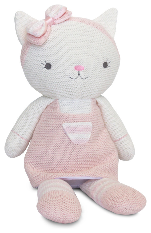 Knitted Plush Toy, Ava Cat - Baby And Toddler Toys - by Living 63 | Houzz