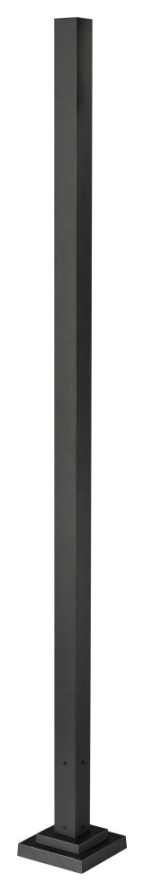 Outdoor Post Lighting Accessory In Black, 9.250 - Transitional ...