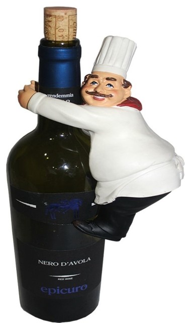 Modern Wine Holder, Chef, 3.45x7 - Contemporary - Wine Racks - by Ami ...