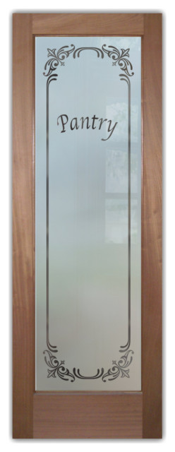 Pantry Door - Lenora - Primed - 28" x 80" - Book/Slab Door, 24" (2/0) x ...