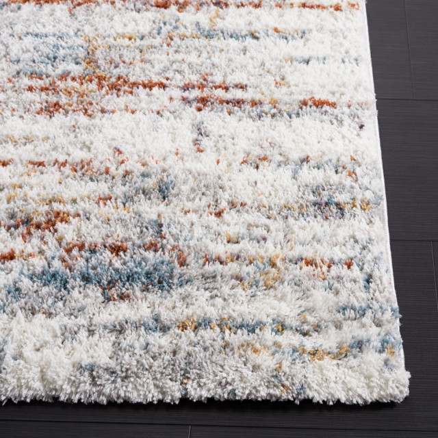Safavieh Berber Shag Collection BER577 Rug, 7' Square - Contemporary ...