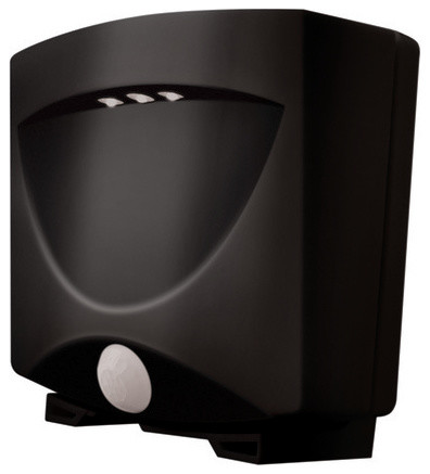 Battery-Powered Motion-Activated Outdoor Night-Light, White ...