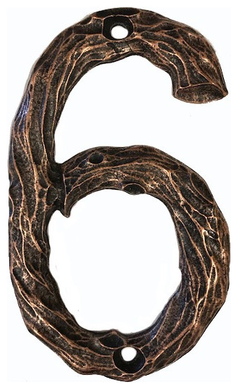 Log House Number 6 - Rustic - House Numbers - by Buck Snort Lodge ...