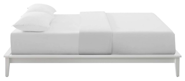Lodge King Wood Platform Bed Frame - Transitional - Platform Beds - by ...