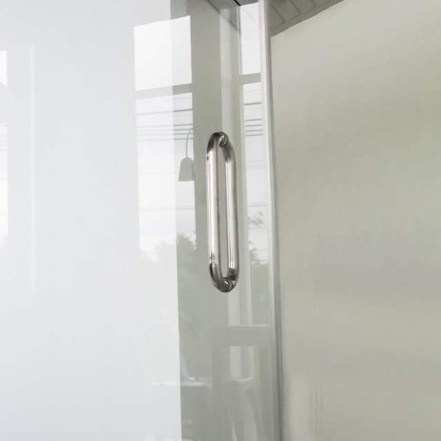 8" Back To Back 'C' Pull Handle - Transitional - Shower Doors - by Fab ...