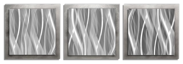 Metallic Essence, Minimalist Metal Wall Decor, Contemporary Style ...