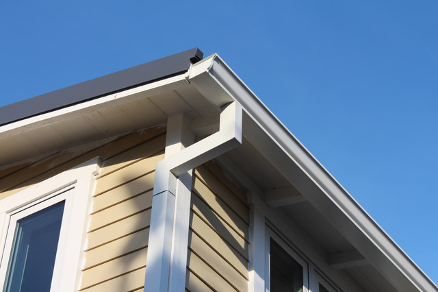 Venice Beach 5 inch K-style Gutters,Smooth Downspouts - Eclectic - los ...