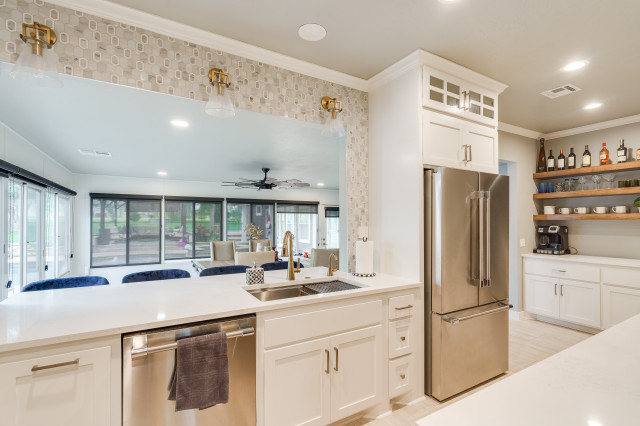 A Kitchen of Serenity - Transitional - Kitchen - Oklahoma City - by Ten ...