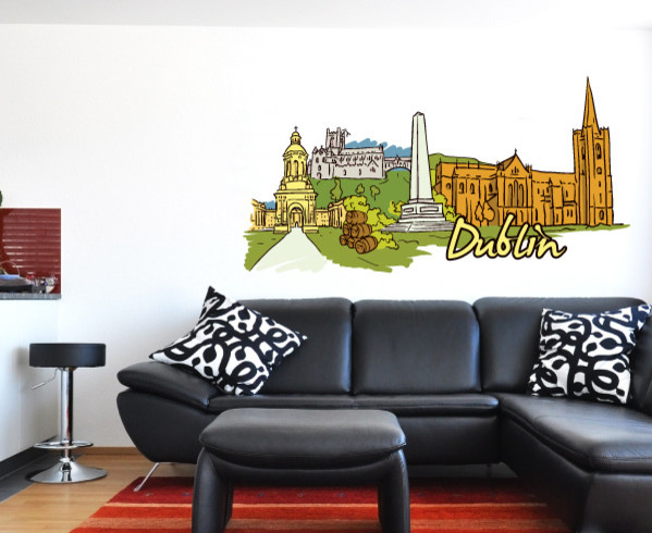 Famous City Vinyl Wall Decal FamousCityUScolor016, 36 in ...