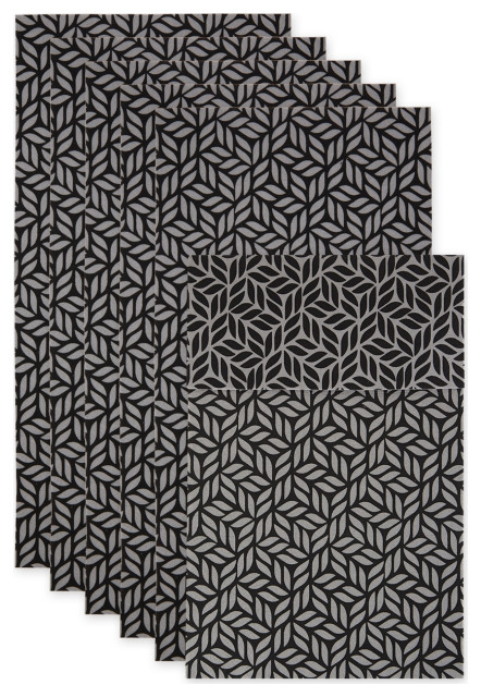 Nautical Blue Abstract Leaf Print Fridge Liner Set/6 - Drawer & Shelf ...