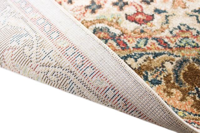 Bashian Buckingham Bodhi 2'7" x 8' Area Runner Rug in Beige, 3'8"x5'6 ...