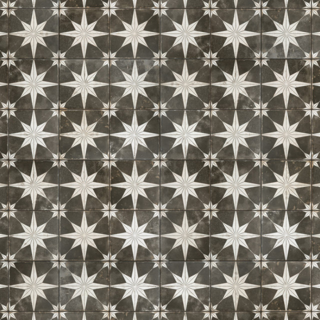 Kings Star Night Ceramic Floor and Wall Tile, Sample - Farmhouse - Wall ...