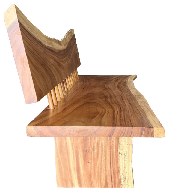 Live Edge Bench, 72" - Rustic - Accent And Storage Benches - by Rustic ...