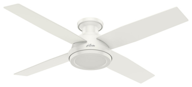 Dempsey 52 in. Indoor Ceiling Fan, Fresh White - Transitional - Ceiling ...