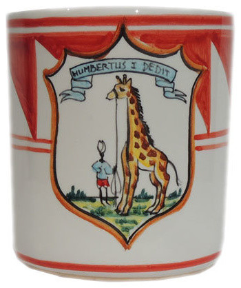 Palio di Siena Contrada, Coffee Mug, Giraffa, Giraffe, Italian Ceramics ...
