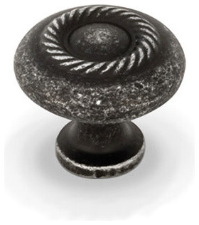 Swedish Iron Rope Knob, HRZ117SIM - Traditional - Cabinet And Drawer ...