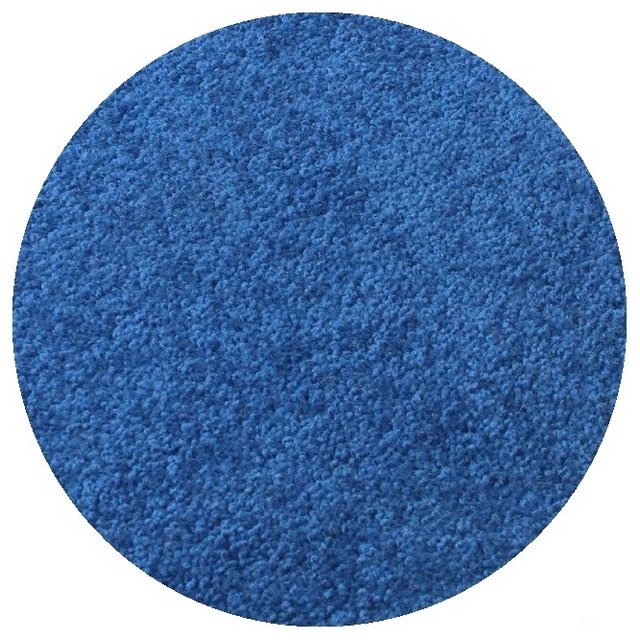 Shaw, Om Ii Seaside Royal Blue Carpet Area Rugs 30 oz Cut Pile, Round ...