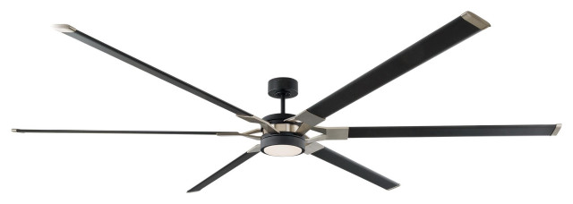 Loft 96" LED Ceiling Fan Midnight Black - Transitional - Ceiling Fans ...