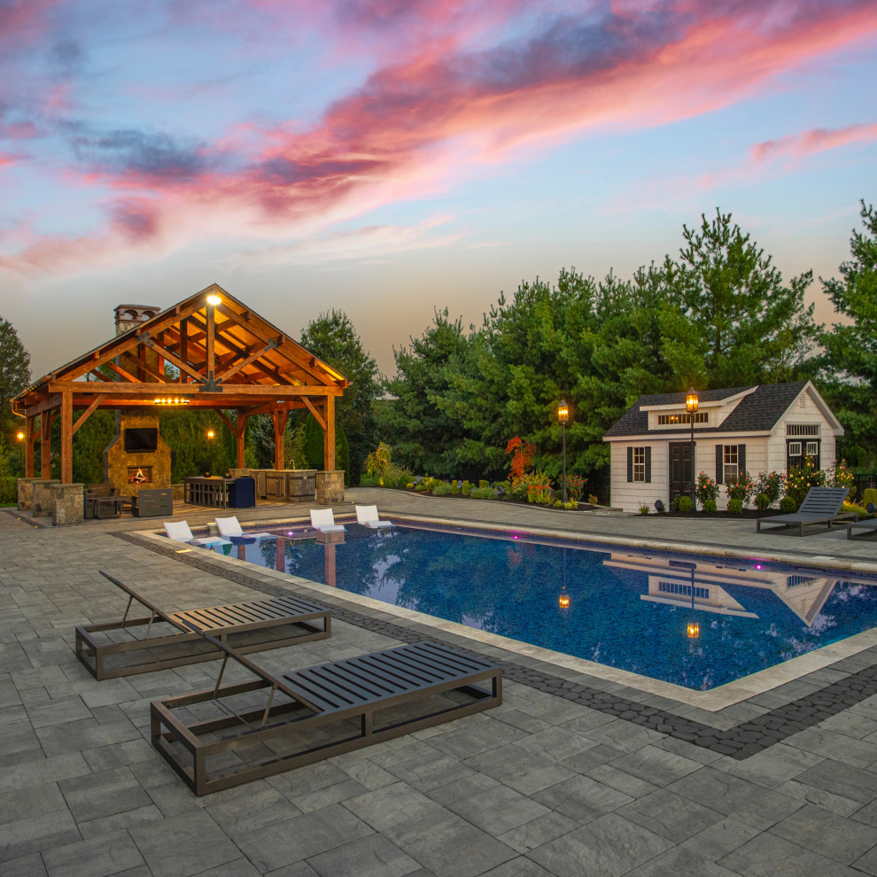 Ledgestone XL 3 Pc. Design Kit Onyx/Natural. - Contemporary - Pool ...