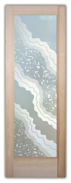 Pantry Door - Metamorphosis Peak - Primed - 28" x 80" - Book/Slab Door ...