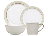 Denby Natural Canvas 4-Piece Dinnerware Set, Set of 8 - Transitional ...