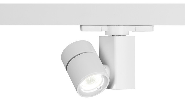 Exterminator II LED Track Head, White - Contemporary - Track Heads And ...