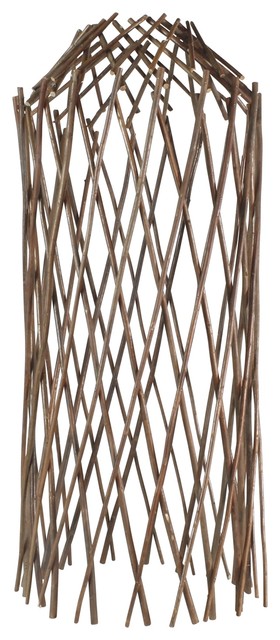 Willow Trellis, Natural - Rustic - Garden Trellises - by AREOhome