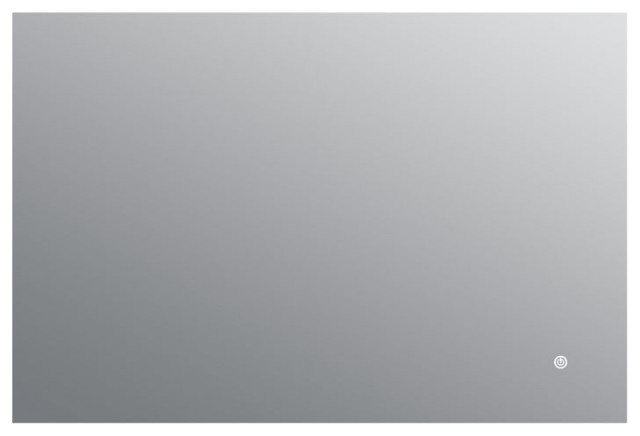 LINEA 48" Rectangular Mirror With LED Back Lighting - Modern - Bathroom ...