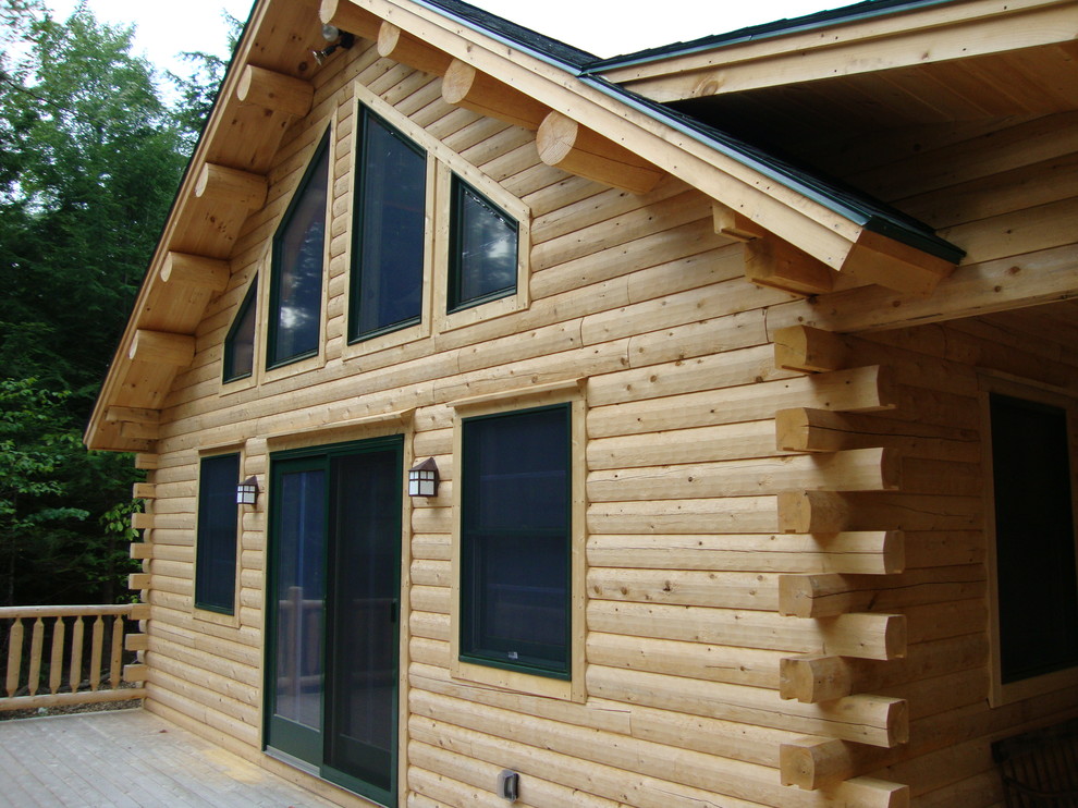 Big Twig Homes. Small Katahdin cedar log home Katahdin cedar log home ...