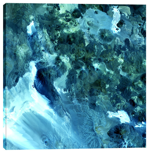 Epic Graffiti "Earth As Art: Volcanoes" Giclee Canvas Wall Art, 37"x37 ...