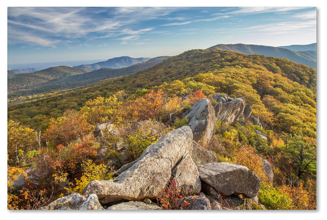 'Autumn Ridge' Canvas Art by Pierre Leclerc, 30" x 47" - Transitional ...