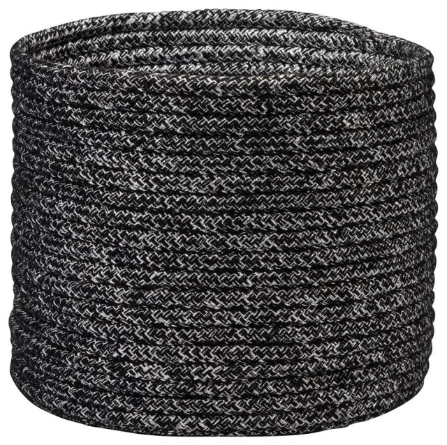 Glam Metallic Basket - Dark Shimmer 16"x16"x16" - Contemporary ...