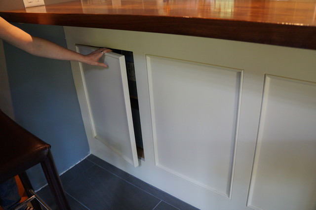 Hidden Access Panel - Traditional - Kitchen - boston - by Taylor Made ...