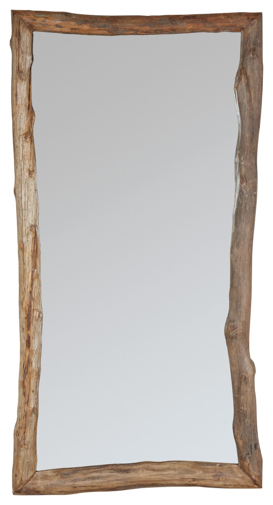 Natural Rectangle Mirror - Rustic - Wall Mirrors - by BoBo Intriguing ...