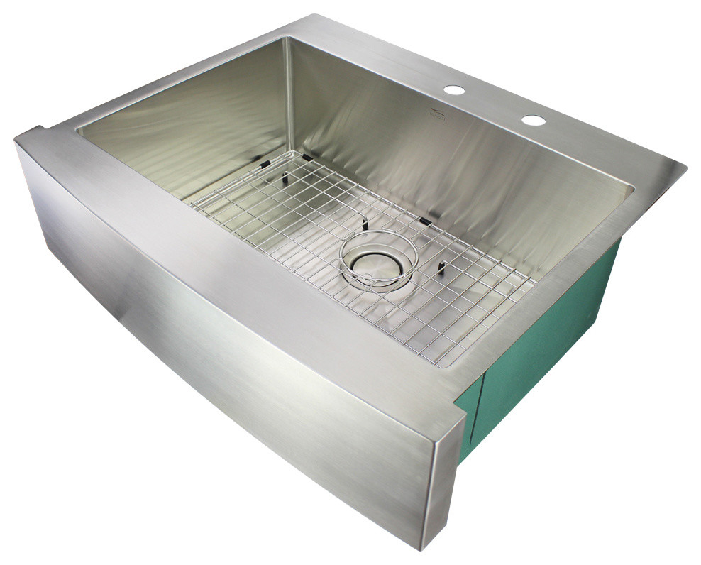 Transolid Diamond 30-in Dual Mount Kitchen Sink - Contemporary ...