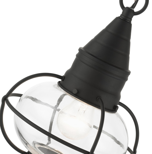 Black Nautical, Farmhouse, Bohemian, Colonial, Outdoor Pendant Lantern ...