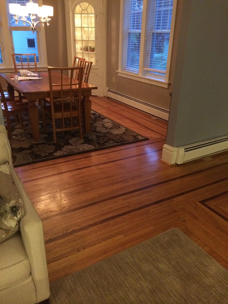 2 different wood floors bordering each other?