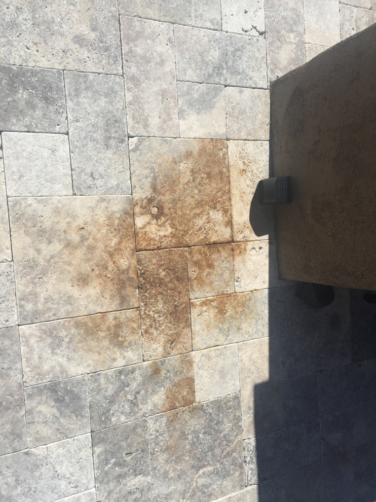Need help with Stain Travertine | Houzz Forum