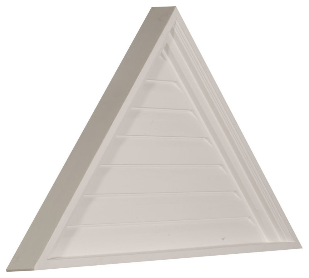 48"x20"x2 1/4"P, Pitch 10/12 Triangle Gable Vent, Non-Functional ...