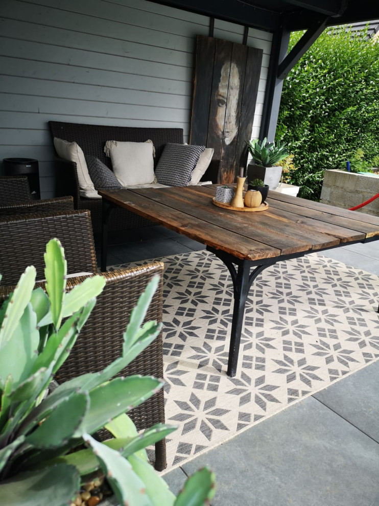 Construction Terrasse sur plots et aménagement paysager - Patio ...