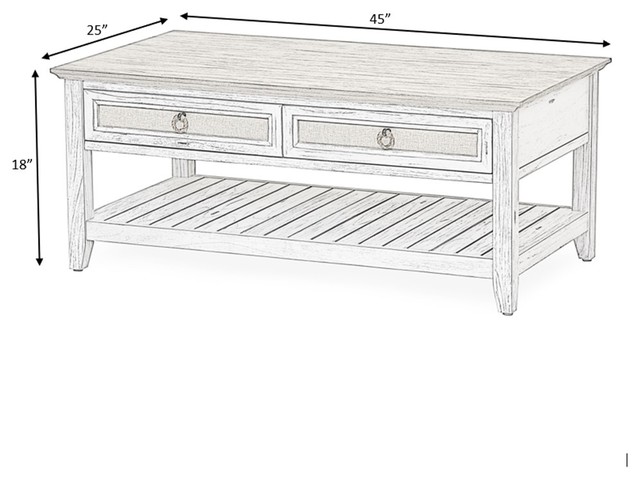 Captiva Island Coffee Table - Coffee Tables - by Homesquare | Houzz