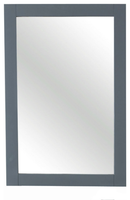 Legion Furniture 20" Dark Gray Mirror - Transitional - Wall Mirrors ...