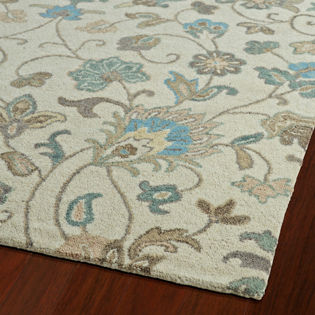 Kaleen Helena Collection Light Beige Area Rug 5'x7'9" - Traditional ...