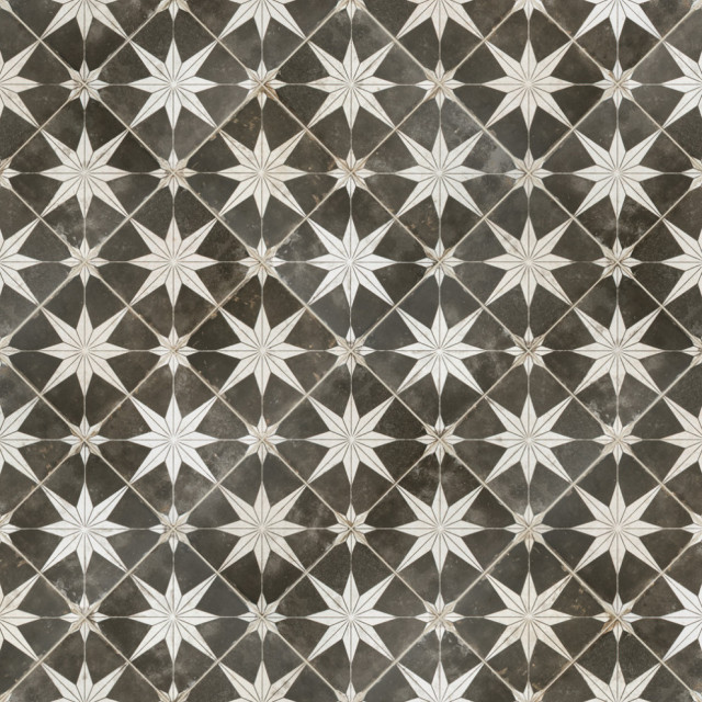 Kings Star Night Ceramic Floor and Wall Tile, Sample - Farmhouse - Wall ...