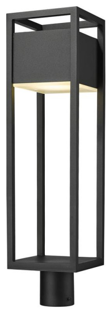 Light Outdoor Post Mount Fixture - Modern - Post Lights - by Bison ...