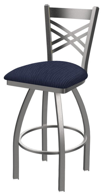 Holland Catalina 820 25" Swivel Counter Stool - Stainless/Graph Anchor ...