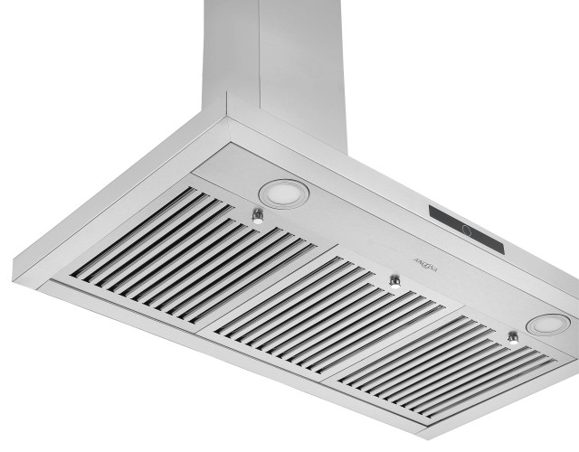 36" Convertible Wall Mount Pyramid Range Hood - Contemporary - Range ...