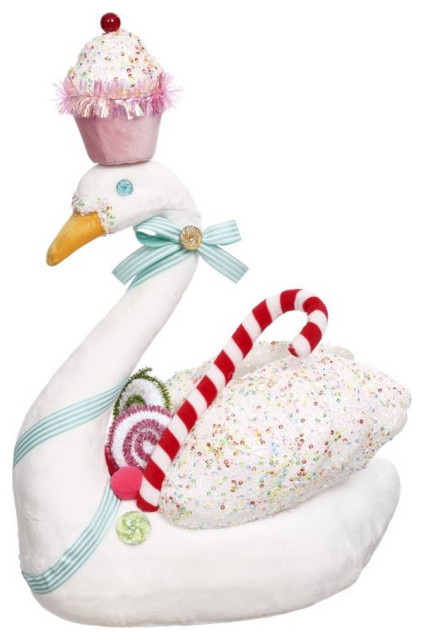 Mark Roberts 2020 Collection Sprinkle Swan 17.5" Figurine ...